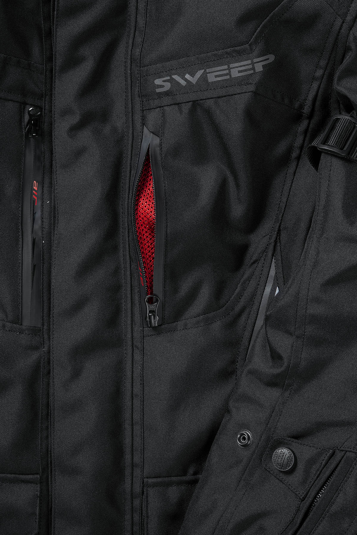 Sweep Outback wp jacket, black, D-fit - Motorbike equipment from web ...