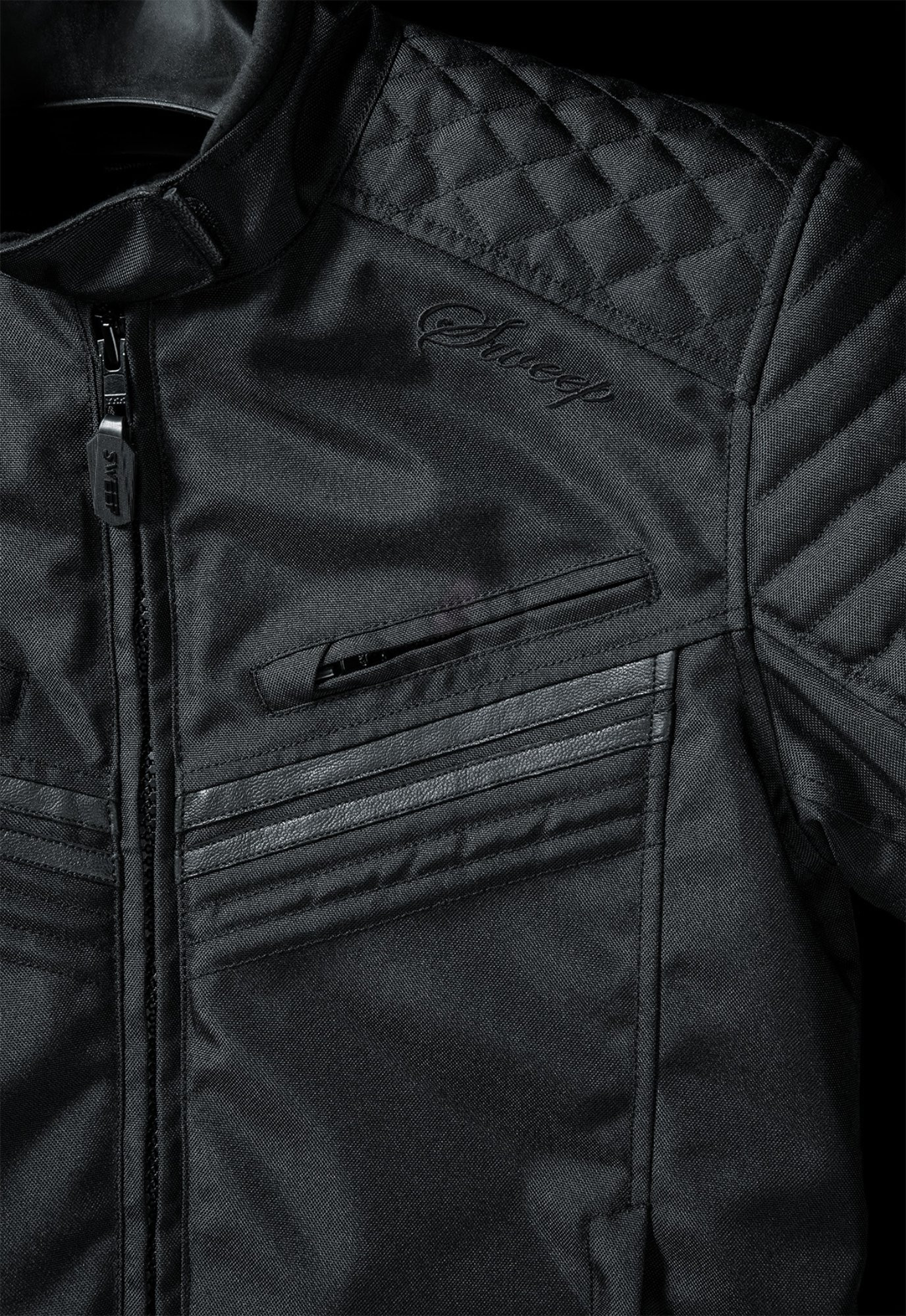 Sweep Scrabler waterproof ladies textile jacket, black - Motorbike ...