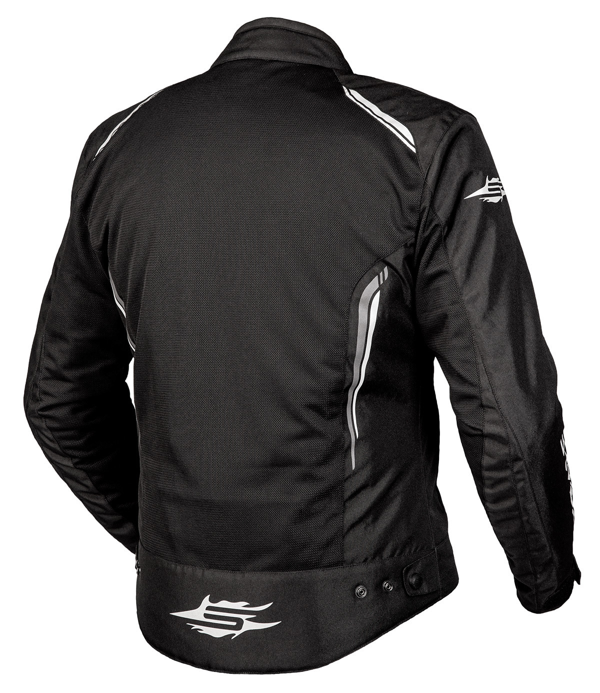 Sweep Air summer mc jacket, black - Motorbike equipment from web ...